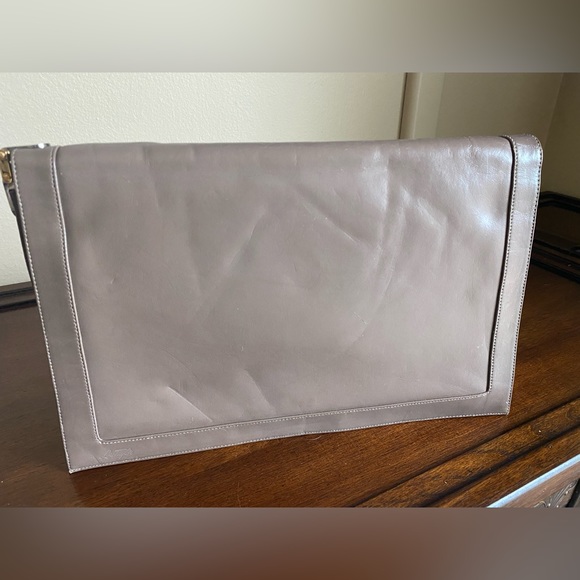 Lou Taylor | Bags | Vintage Lou Taylor Beige Clutch Purse With Mirror ...